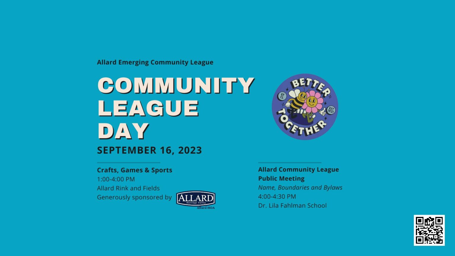 Community League Day-Fall Fun! – Allard Heritage Valley